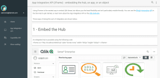 An example of embedding Qlik Sense (mashup and APIs) | withdave